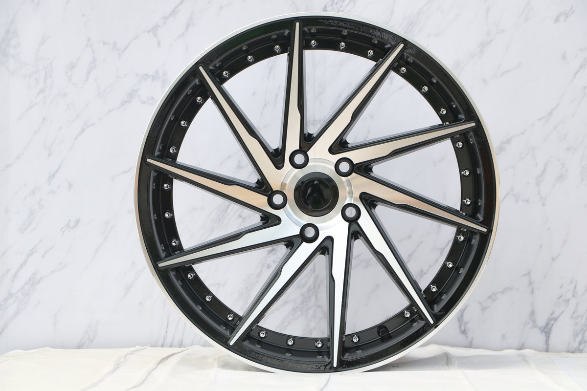 17" Riveted Swirl Style Wheels | WheeloutletNJ